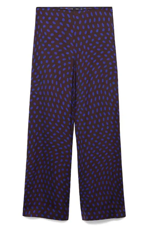 Mango Polka Dot Flare Leg Pants