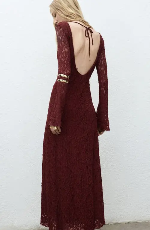 Mango Lace Maxi Dress