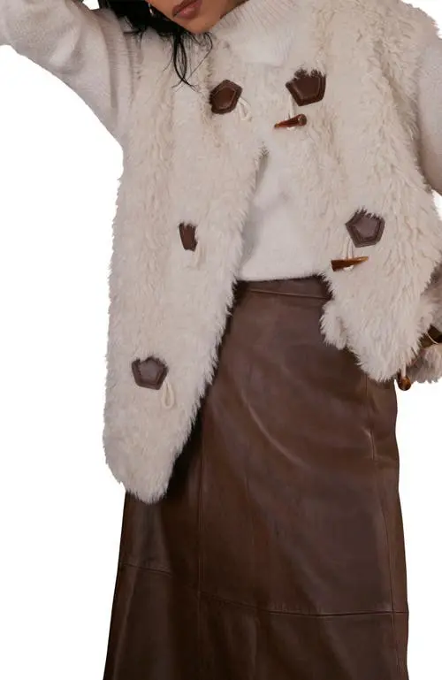 Mint Velvet Faux Fur Vest