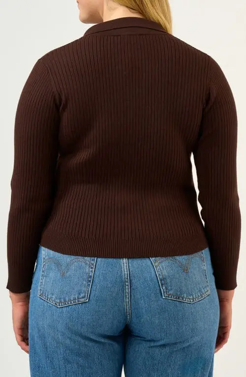 ESTELLE Bronti Twist Front Rib Sweater