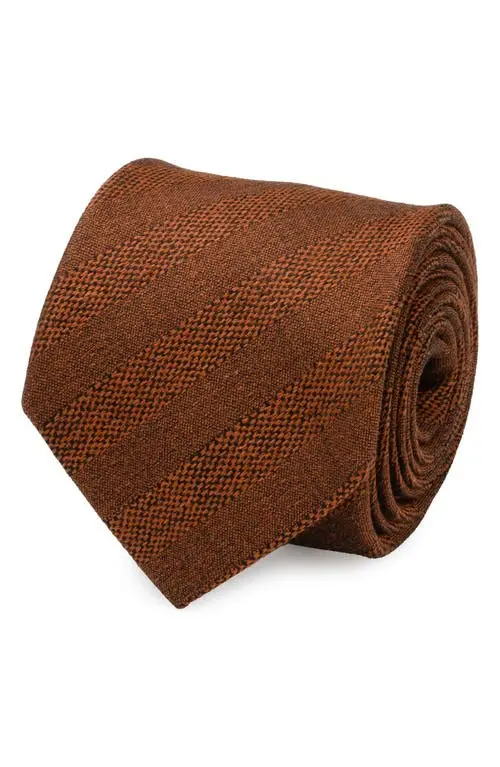 CUFFLINKS, INC. Diagonal Stripe Linen Tie - Red