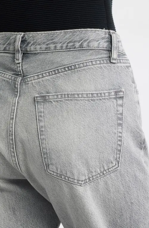 FRAME The Vertical High-waist Relaxed Straight-leg Jeans