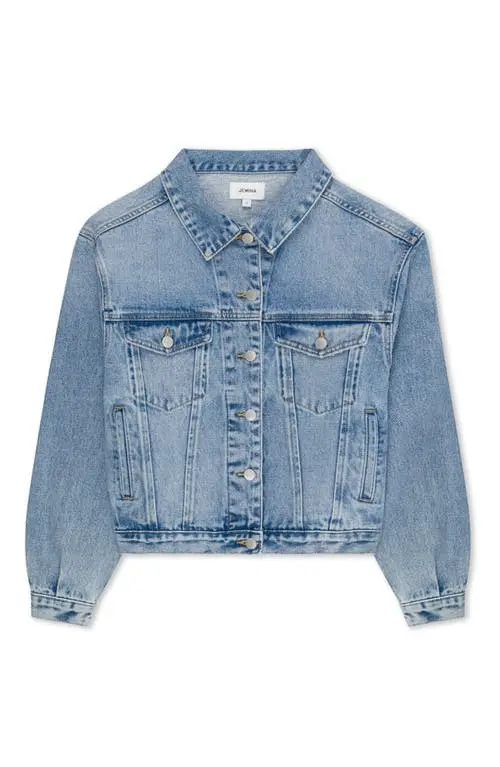 JEMINA DENIM The Aura Cropped Denim Jacket
