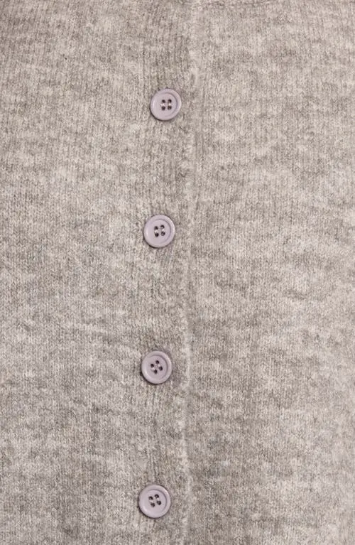 PETAL & PUP Lilith Elbow Sleeve Cardigan - Grey