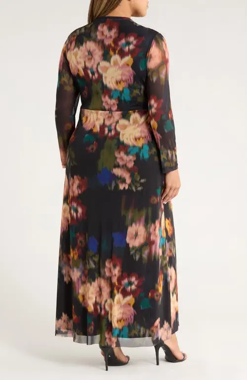 long sleeve black bow dress Viktor&Rolf Black Pussy Bow Circle Silk Long Dress main image 0