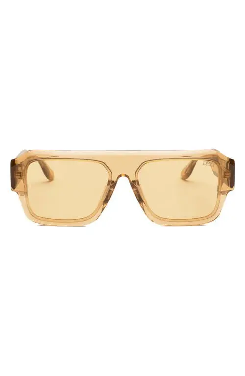 Dezi Miami 56mm Flat Top Sunglasses - Dirty Blonde/beige