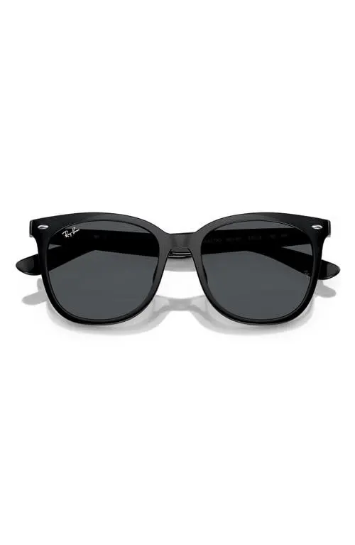 Ray-ban 55mm Square Sunglasses - Black/dark Grey