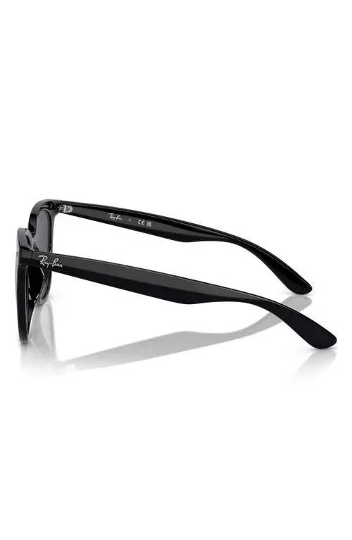 Ray-ban 55mm Square Sunglasses - Black/dark Grey