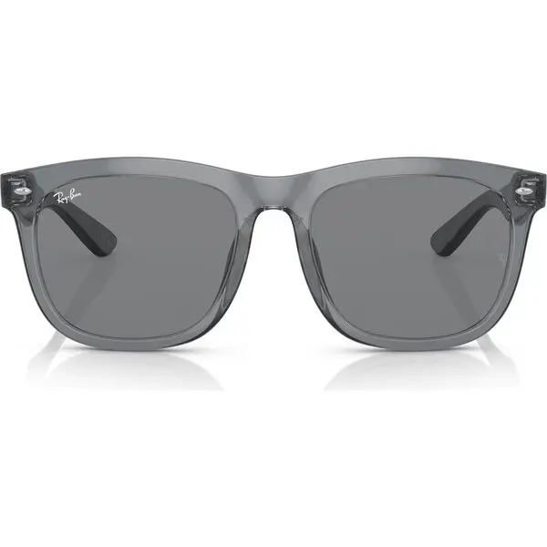 Ray-ban Square Sunglasses - Transparent Grey/dark Grey