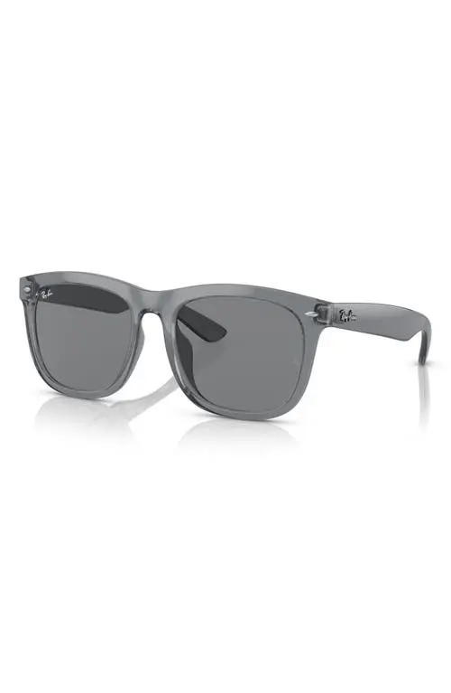 Ray-ban Square Sunglasses - Transparent Grey/dark Grey