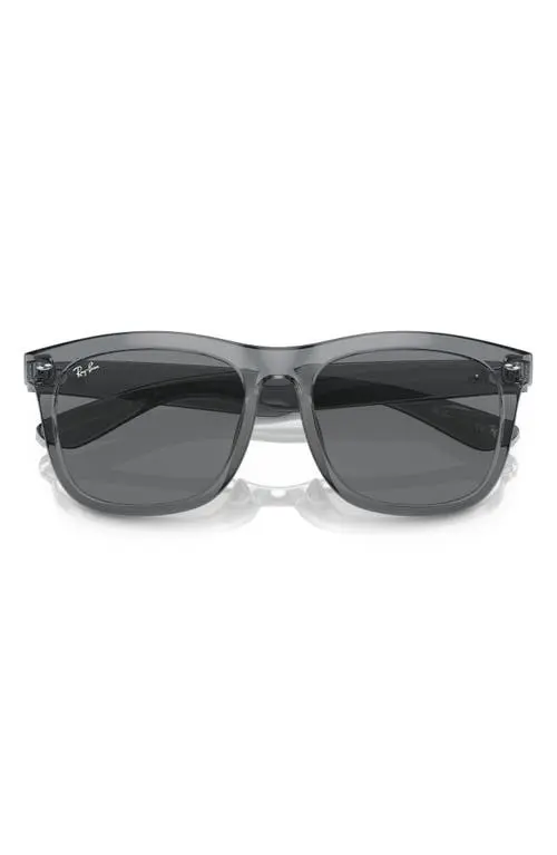 Ray-ban Square Sunglasses - Transparent Grey/dark Grey