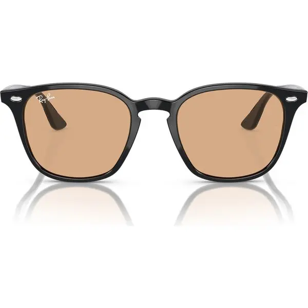 Ray-ban 52mm Square Sunglasses - Black/brown