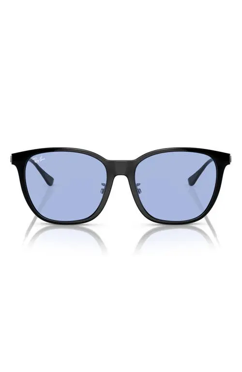 Ray-ban Square Sunglasses - Black/blue