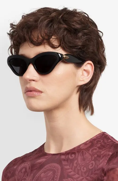 Etro 55mm Cat-eye Sunglasses