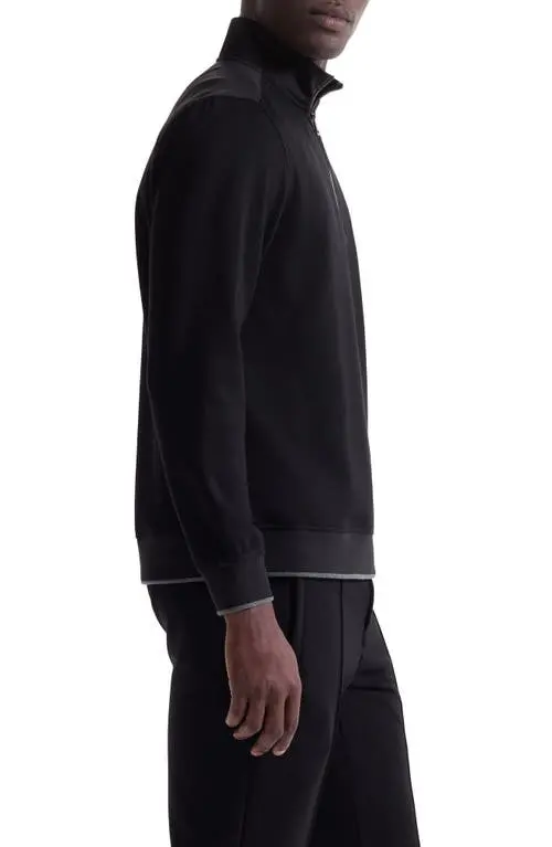 Bugatchi Soft Touch Quarter Zip Pullover