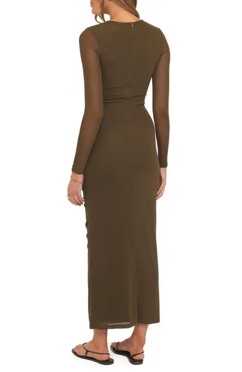PETAL & PUP Tormund Long Sleeve Sheath Dress