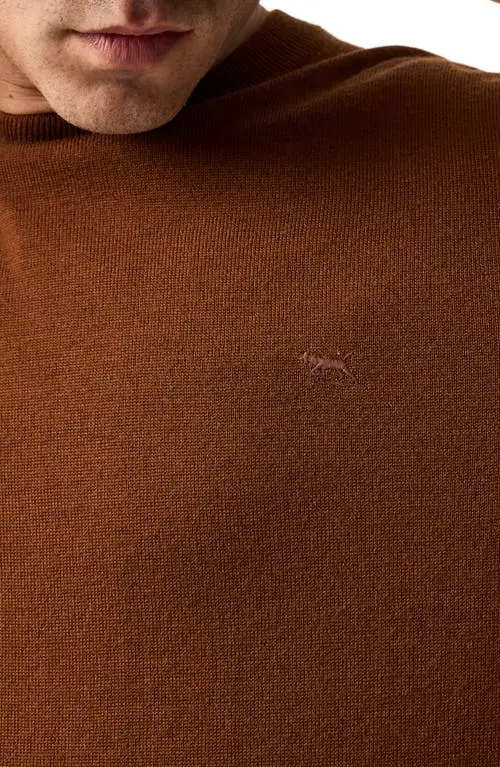 Rodd & Gunn York Bay Merino Wool Sweater - Tobacco