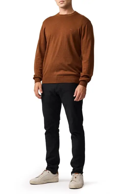 Rodd & Gunn York Bay Merino Wool Sweater - Tobacco