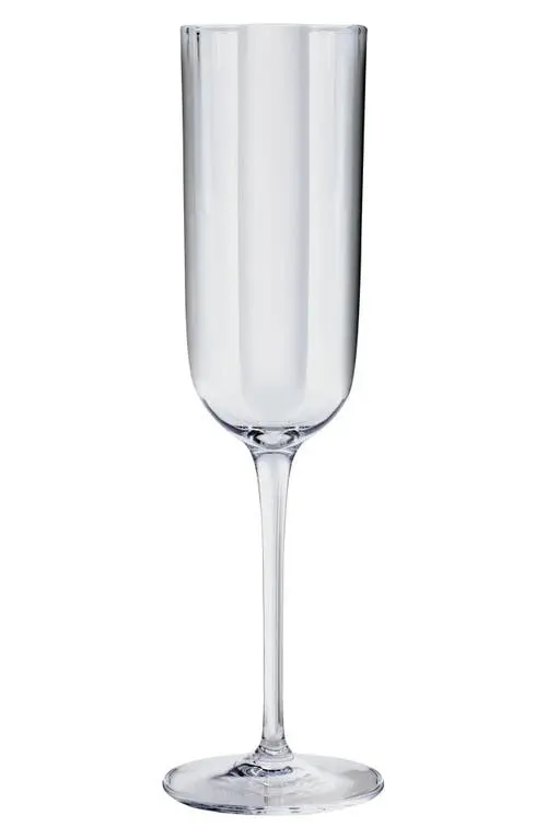 LUIGI BORMIOLI Jazz Set Of 4 Champagne Flutes - Clear