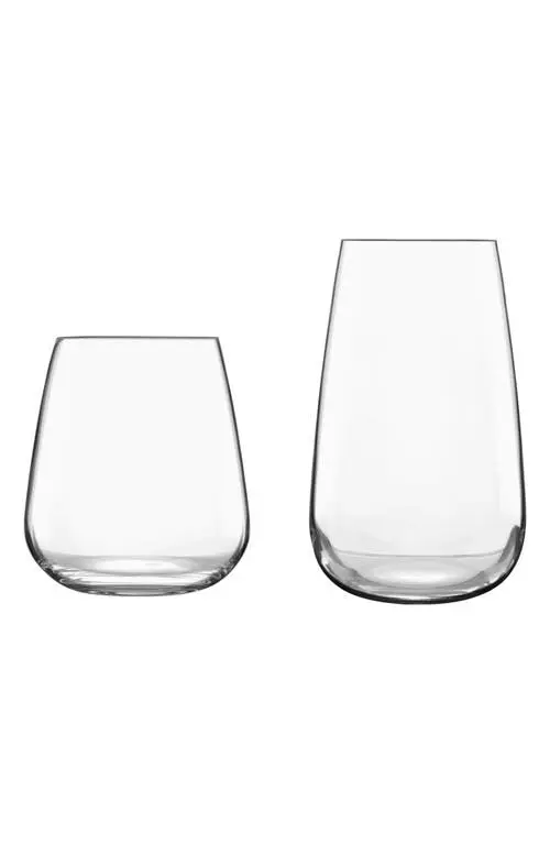 LUIGI BORMIOLI Talismano 8-piece Barware Set - Clear