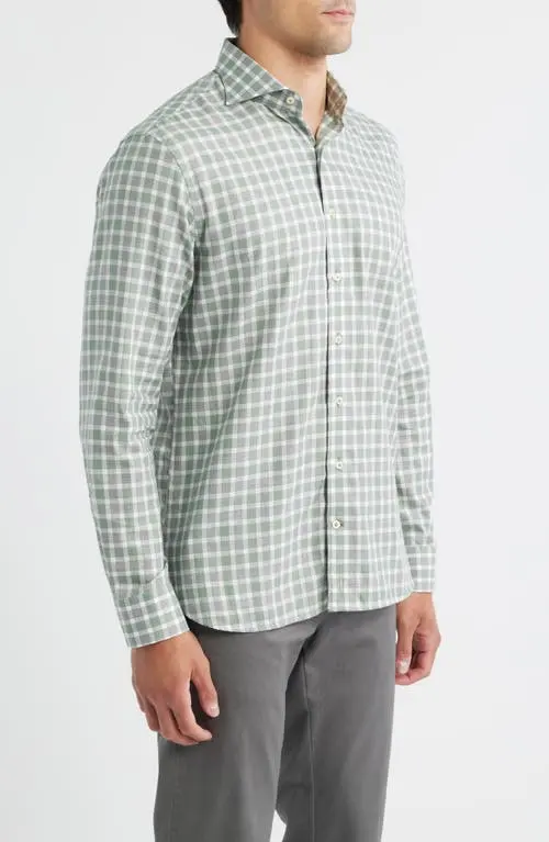 Johnnie-o Peirce Check Cotton Button-up Shirt - Trails