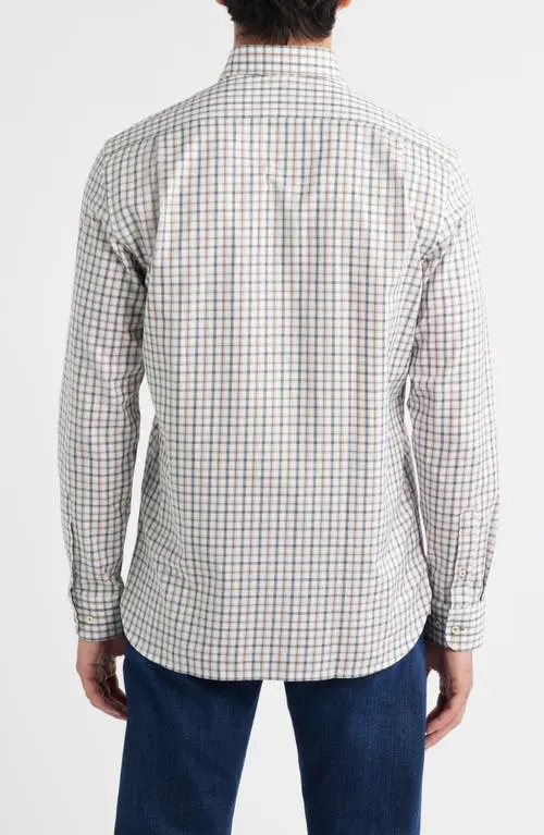 Johnnie-o Chiles Check Cotton Button-down Shirt - Forest