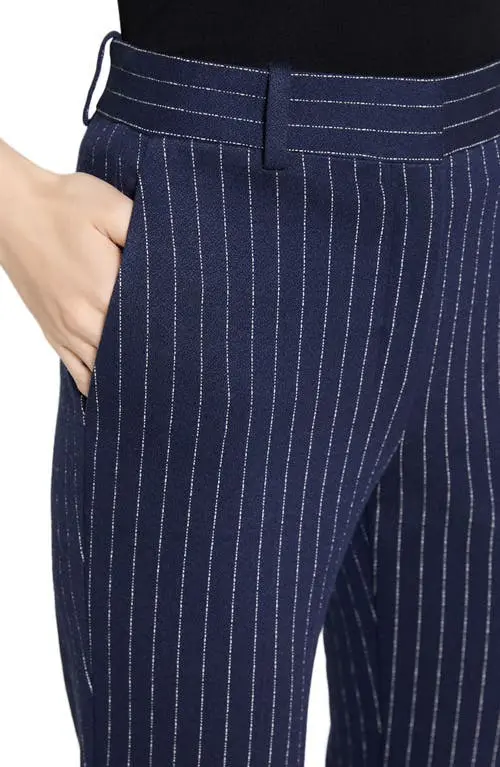 Theory Pinstripe Slim Fit Trousers