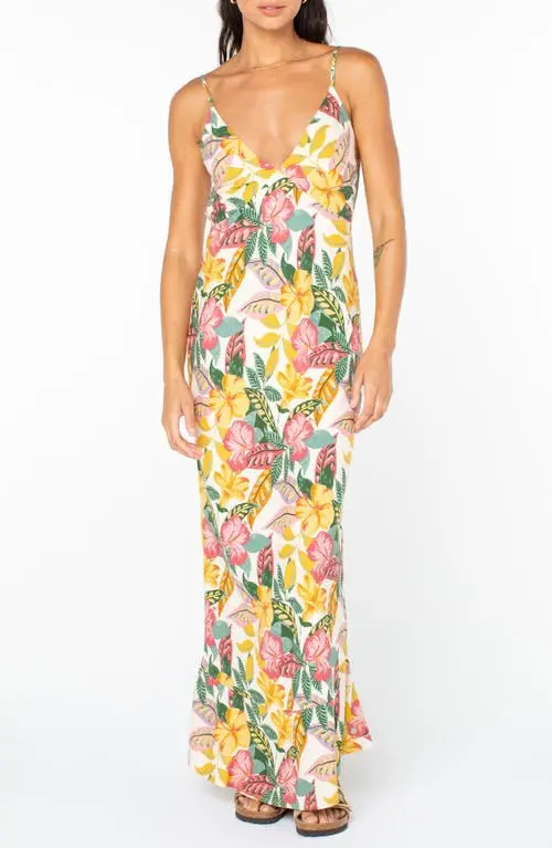 Roxy Lost Paradise Floral Maxi Dress