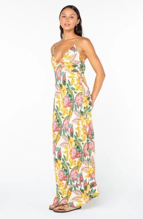 Roxy Lost Paradise Floral Maxi Dress