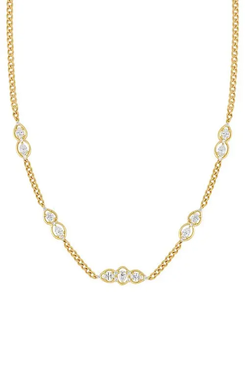 Bony Levy Maya Station Diamond Necklace - 18k Yellow Gold