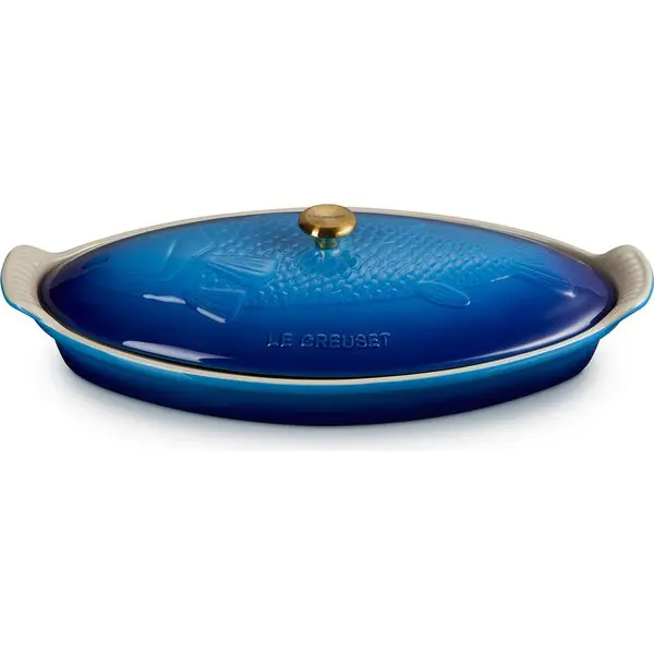 LE CREUSET Heritage Covered Stoneware Fish Baker - Marseille