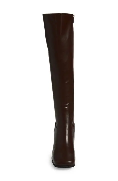 Jeffrey Campbell Hotlava Knee High Boot - Coffee