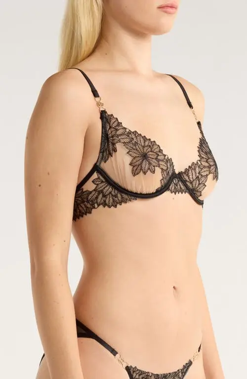 Bluebella Inaya Embroidered Mesh Underwire Bra