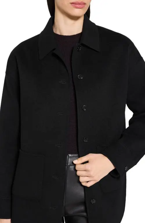 Theory Wool & Cashmere Shirt Jacket