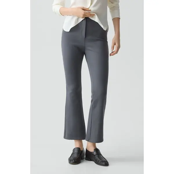 Theory Crop Kick Flare Trousers