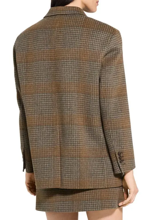 Theory Wool And Cashmere Oversized Blazer