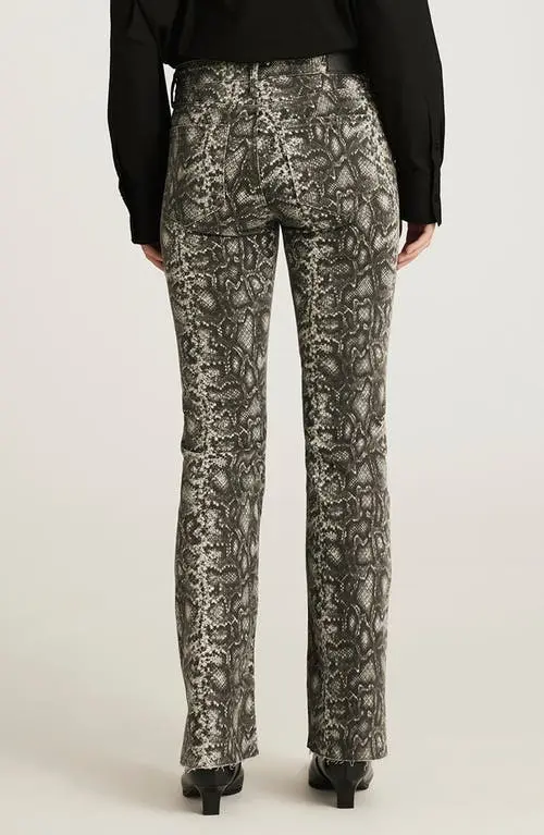 MAVI Vicky Snake Print Bootcut Jeans