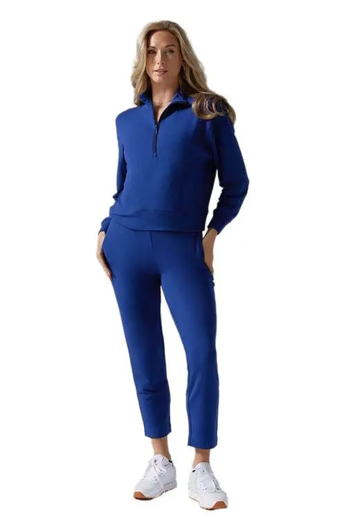 TAVI 3/4 Zip Cozy Fleece Pullover - Deep Navy