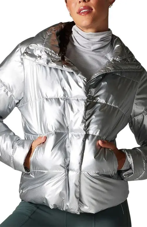 TAVI Winterly Thermoplume Puffer Jacket - Silver