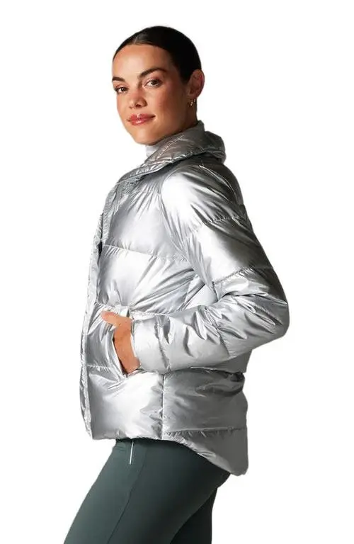 TAVI Winterly Thermoplume Puffer Jacket - Silver