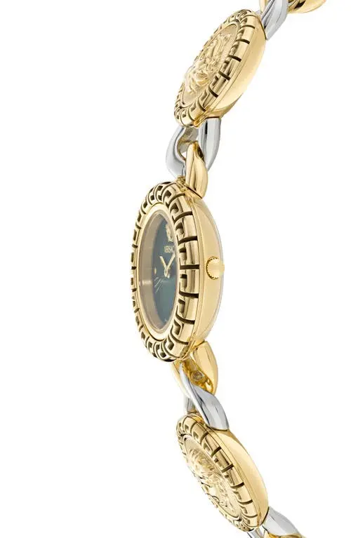 Versace La Greca Stud Icon Two-tone Bracelet Watch - Two Tone