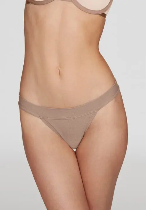 CUUP Cheeky Bikini Bottom - Taupe