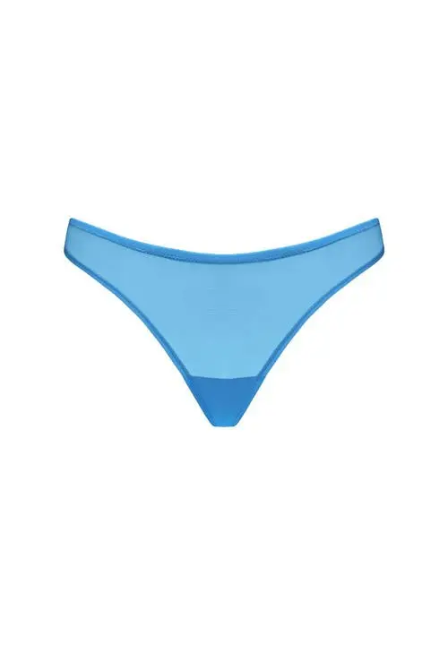 CUUP Mesh Bikini Bottom - Cyan