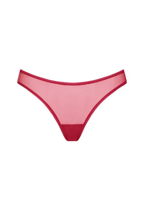 CUUP Mesh Bikini Bottom - Scarlet