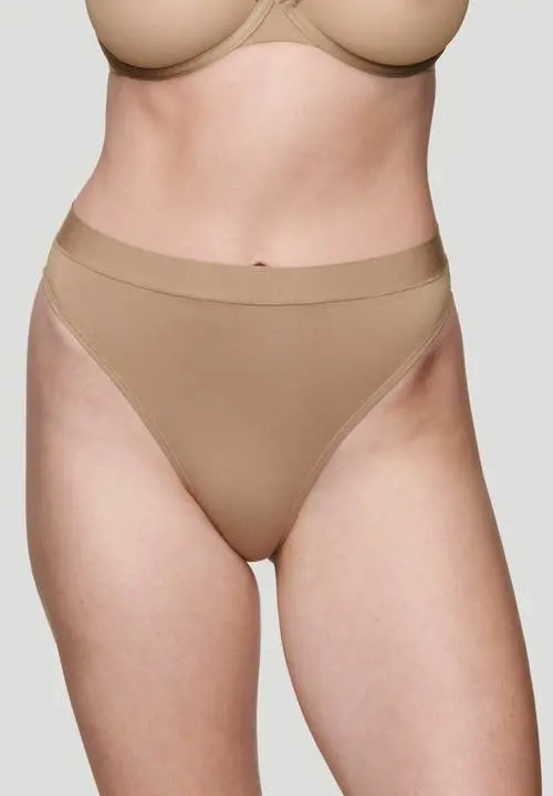CUUP The Highwaist Thong - Taupe