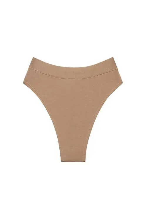 CUUP The Highwaist Thong - Taupe