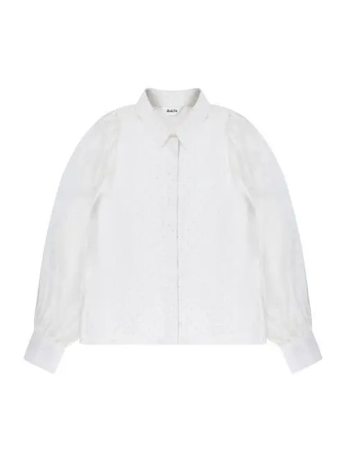 RO&ZO Button-up Mini Diamante Shirt