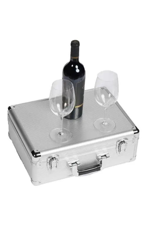 VINGARDEVALISE Vinbottlemax Personal Carrying Case - Silver