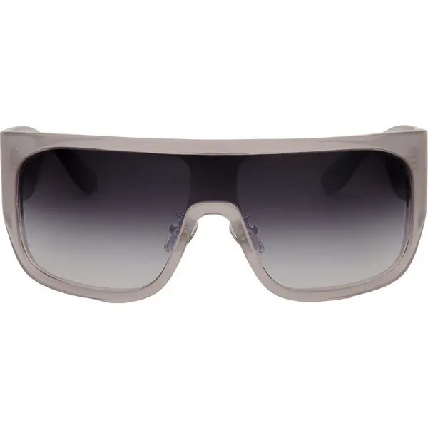 Dezi Blockdt 127mm Oversized Shield Sunglasses - Blocked Gray/faded Flash