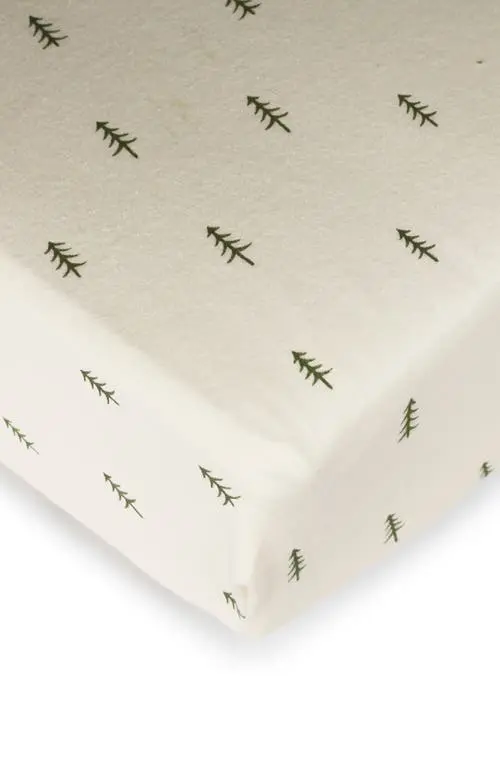 L'OVEDBABY Organic Cotton Crib Sheet - Buttercream Tree
